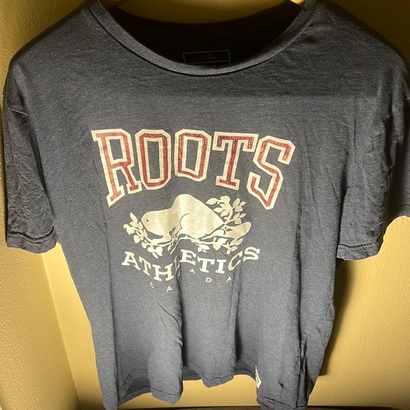 Roots | Shirts | Roots Mens Roots Athletics Canada Beaver Graphic Tee Color Blue Size Large ...
